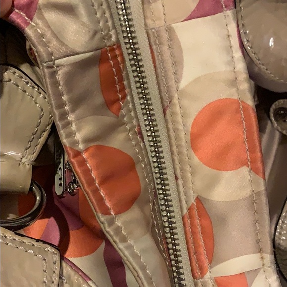 Coach | Bags | Used Coach Spring Satin Tote | Poshmark